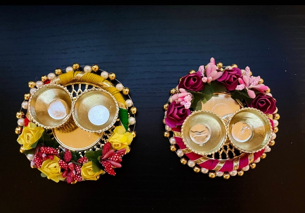 Small Haldi Kumkum Dan/dabbi/ Box,tambulam Return Gift,puja Favors ...