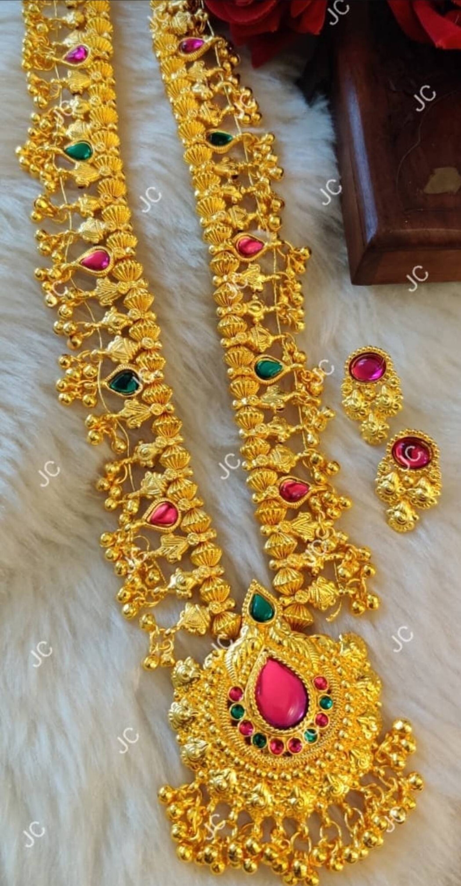 Kolhapuri Saaj / Long Necklace/maharashtrian Traditional - Etsy