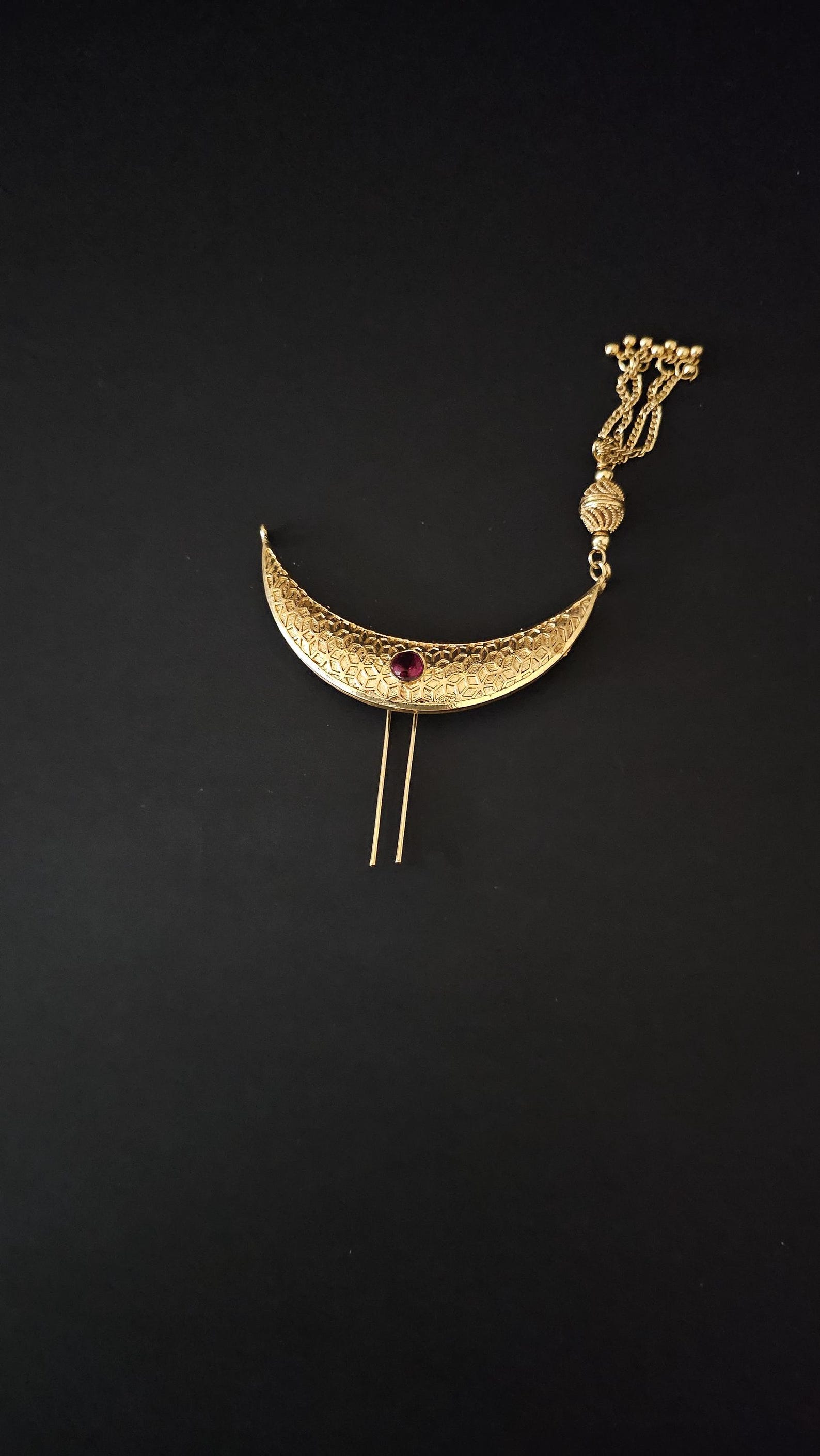 Hair Pin / Khopa/ Handmade Maharastrian Hair Pin With Pearls | Hair Bun ...