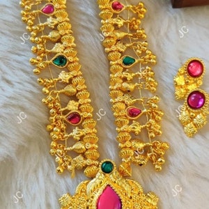 Kolhapuri Saaj / Long Necklace/maharashtrian Traditional - Etsy