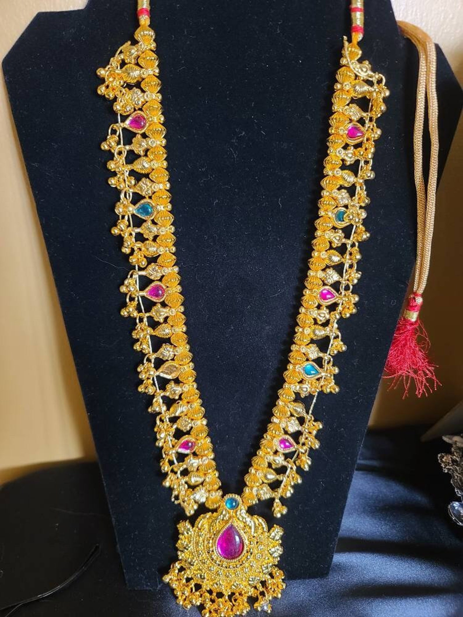 Kolhapuri Saaj / Long Necklace/maharashtrian Traditional - Etsy