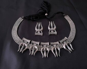 Trishul Necklace - Etsy