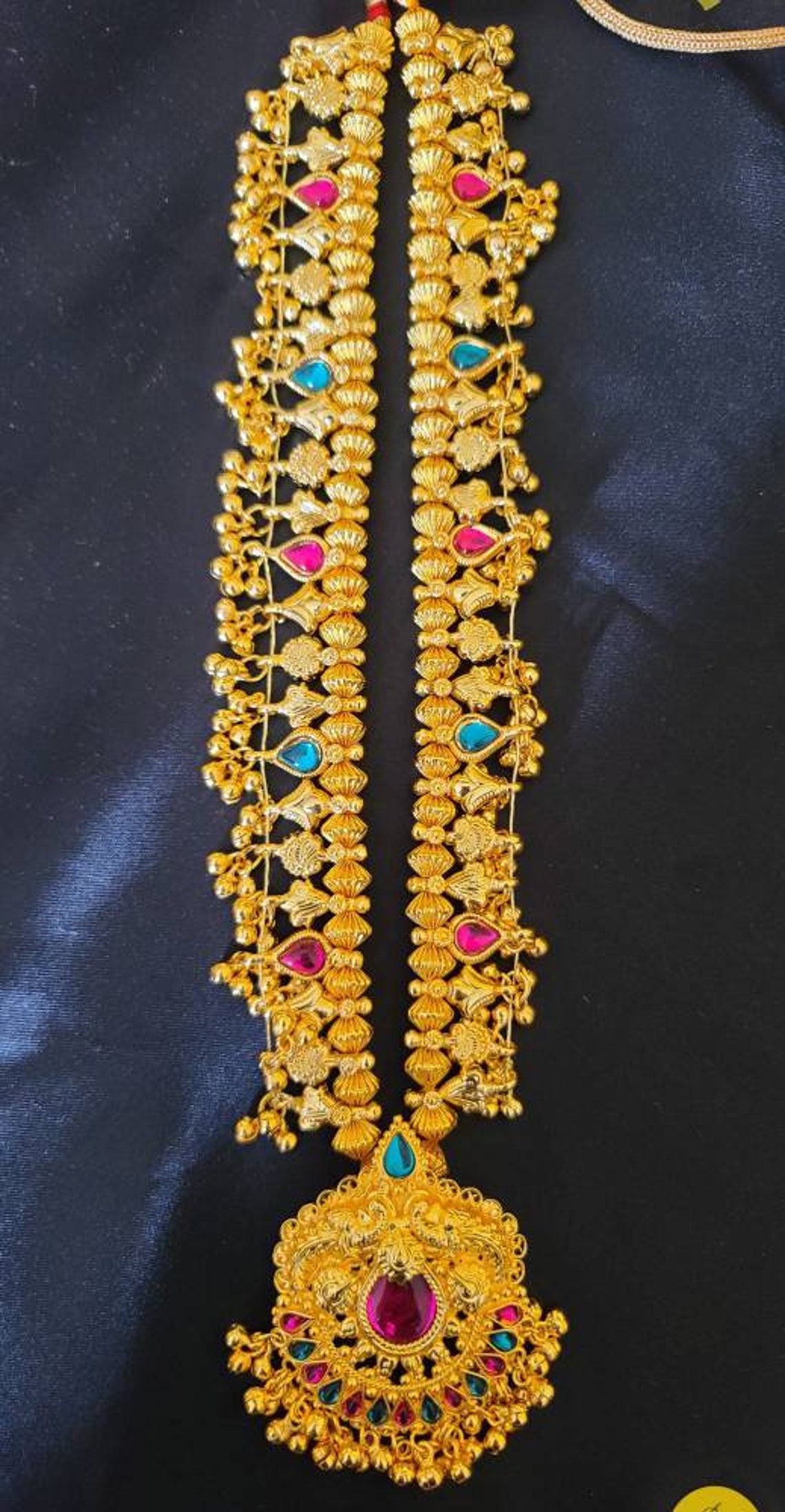 Kolhapuri Saaj / Long Necklace/maharashtrian Traditional - Etsy