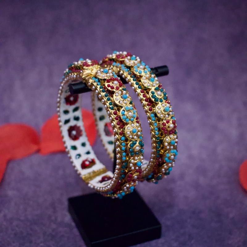 Jadau Bangles - Etsy