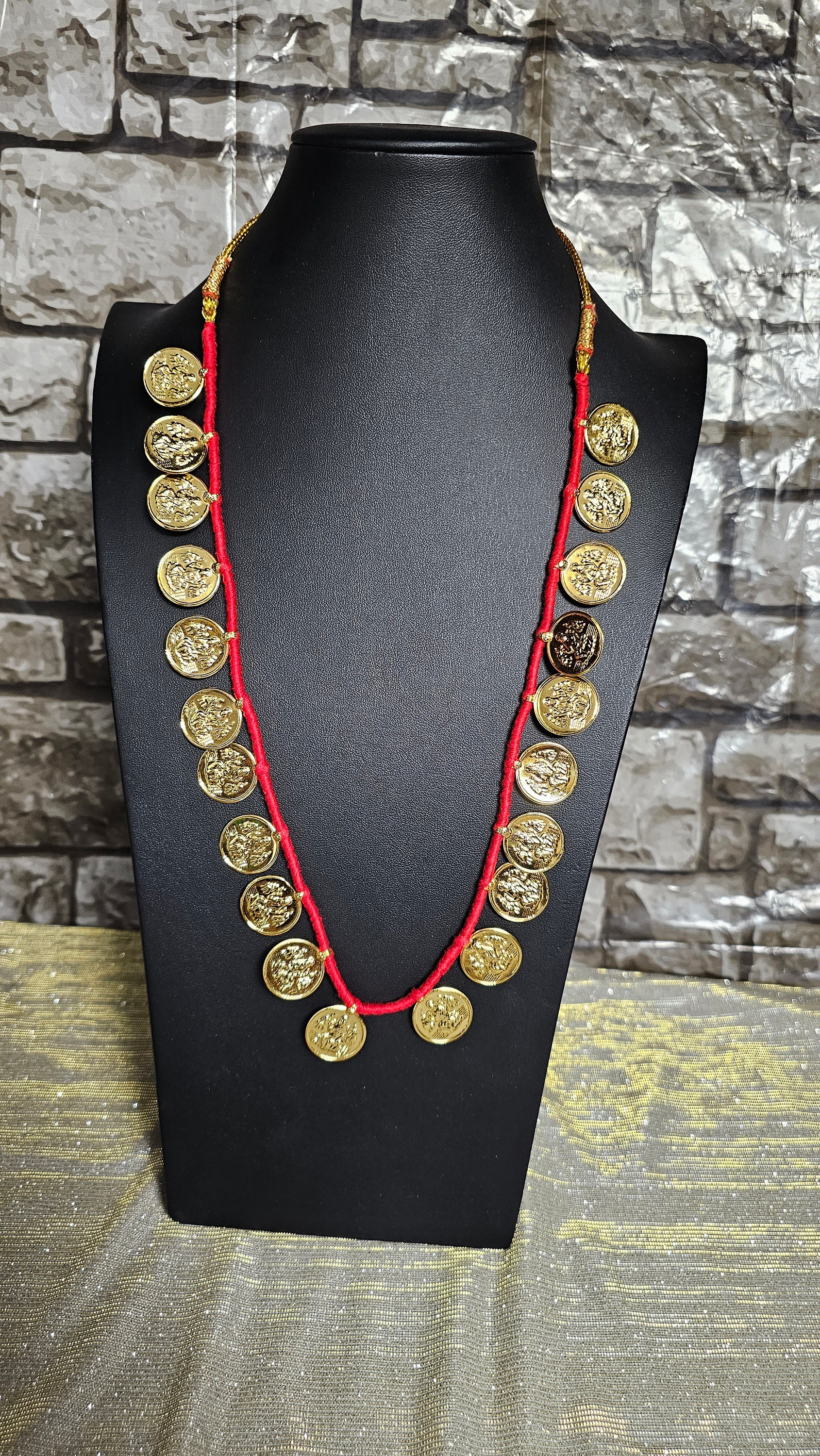 Paramparik Putali Haar/laxmi Haar/ Coin Necklace/ Kasu Necklace/ Rani ...