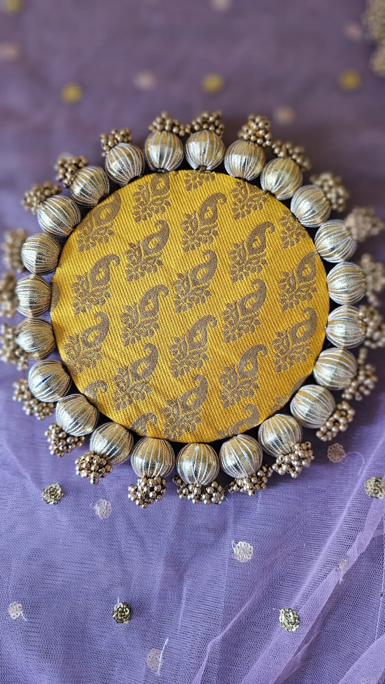 Floral Reversible Patola Platters/ Centerpiece Mat-floor Rangoli ...