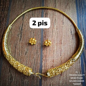 Maharashtrian Shahi Sari/ Chitak / Chitang /hasli Necklace - Etsy