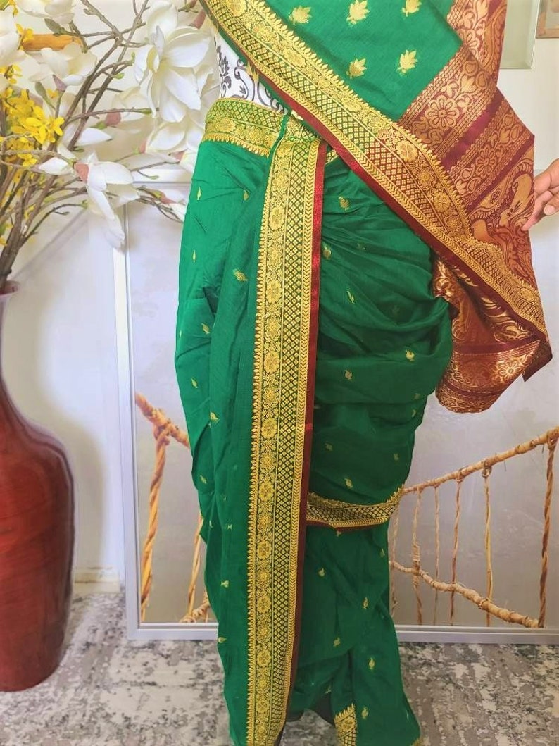 Ready to Wear Nauwari / Maharastrian Saree in Mastani Pattern - Etsy