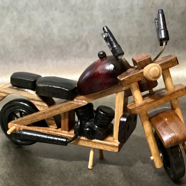 Wooden Motorcycle - Etsy