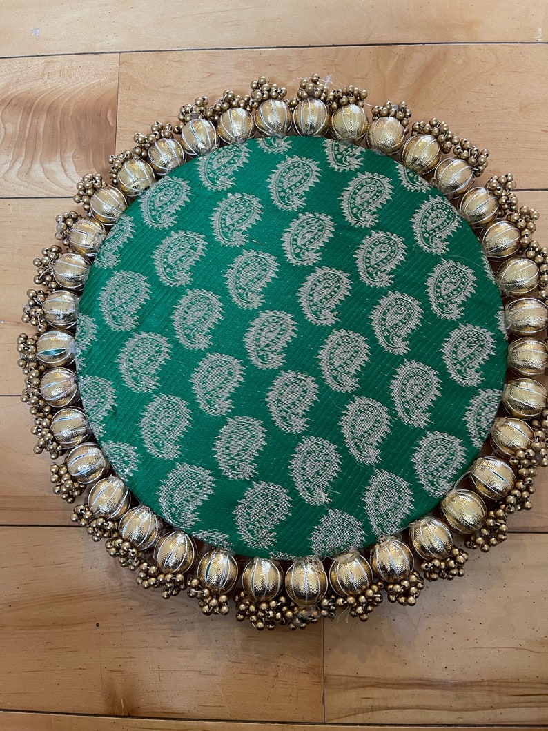Floral Reversible Patola Platters/ Centerpiece Mat-floor Rangoli ...