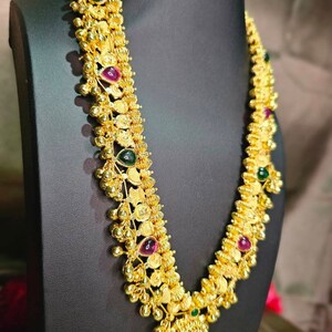 Kolhapuri Saaj / Long Necklace/maharashtrian Traditional Indian Wedding ...