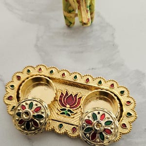 Small Haldi Kumkum Dan/dabbi/ Box,tambulam Return Gift,puja Favors ...