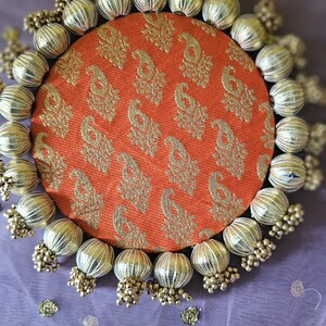 Floral Reversible Patola Platters/ Centerpiece Mat-floor Rangoli ...