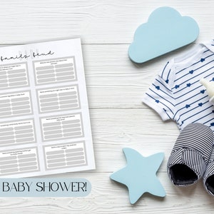 KLEO Family Feud Baby Shower Game Modern Minimalist Game - Etsy
