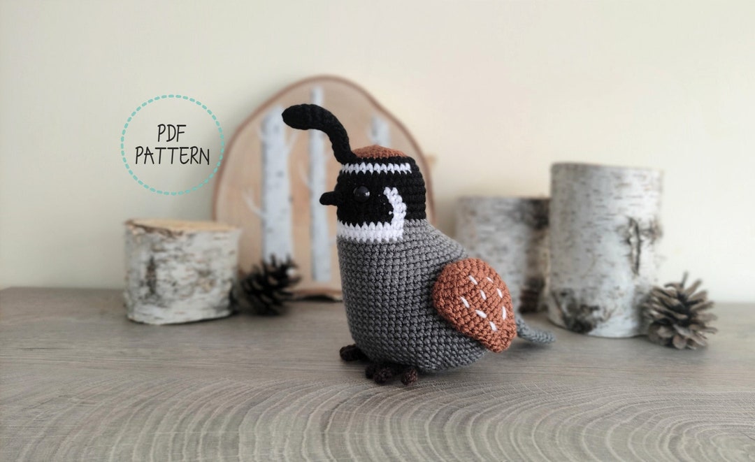 Elvi the Quail (amigurumi Crochet PDF PATTERN - ENGLISH) - Etsy