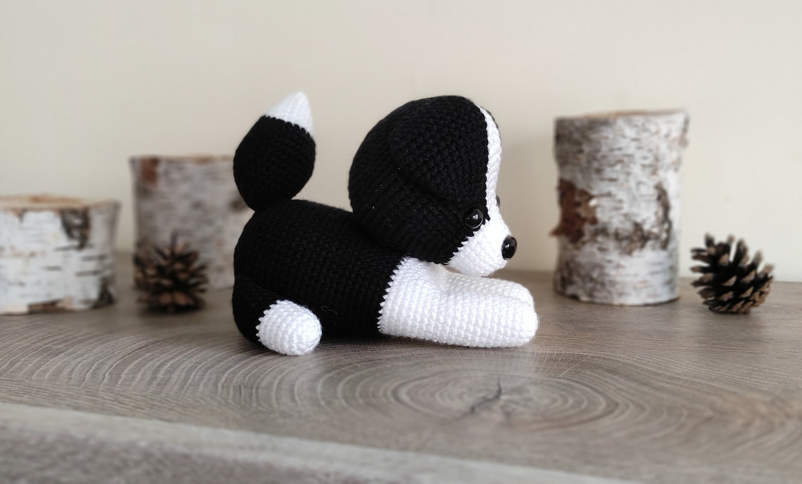 Reo the Border Collie dog Amigurumi Crochet PDF PATTERN | Etsy
