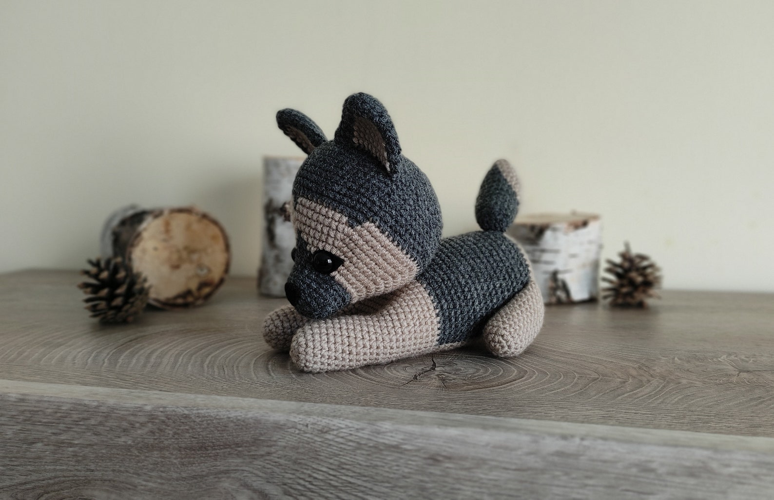 Rex the German Shepherd dog Amigurumi Crochet PDF PATTERN - Etsy