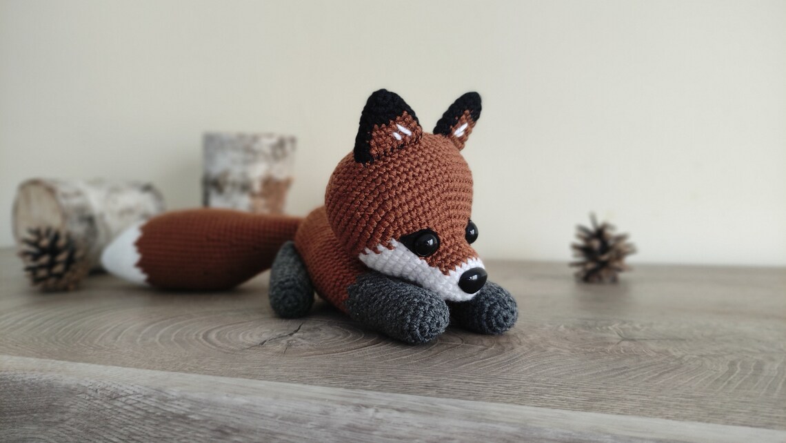 Rudy the Red Fox Amigurumi Crochet PDF PATTERN ENGLISH | Etsy