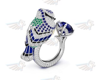 Bird Engagement Ring - Etsy