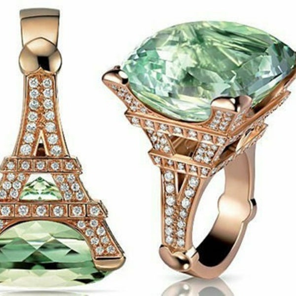 Eiffel Tower Ring - Etsy