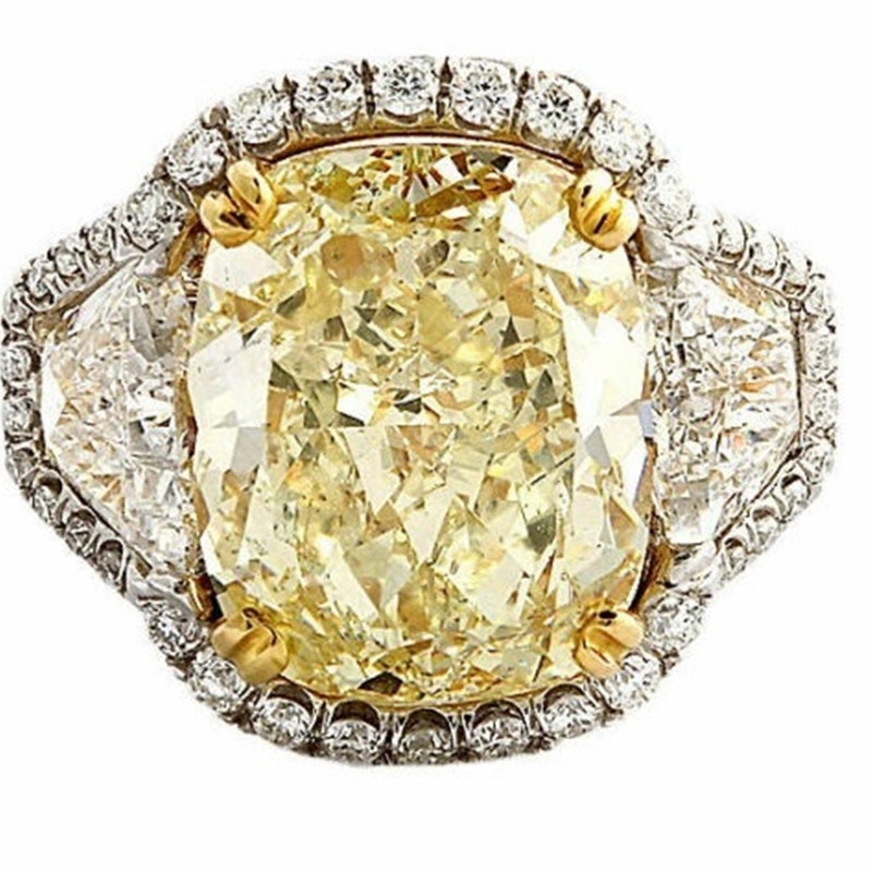 Two Stone Engagement Ring - Etsy