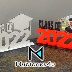 Class of 2022 Tabletop 2 Count, Sublimation Blanks, Free Shipping ...