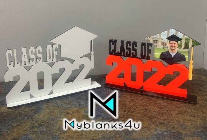 Class of 2022 Tabletop 2 Count, Sublimation Blanks, Free Shipping ...