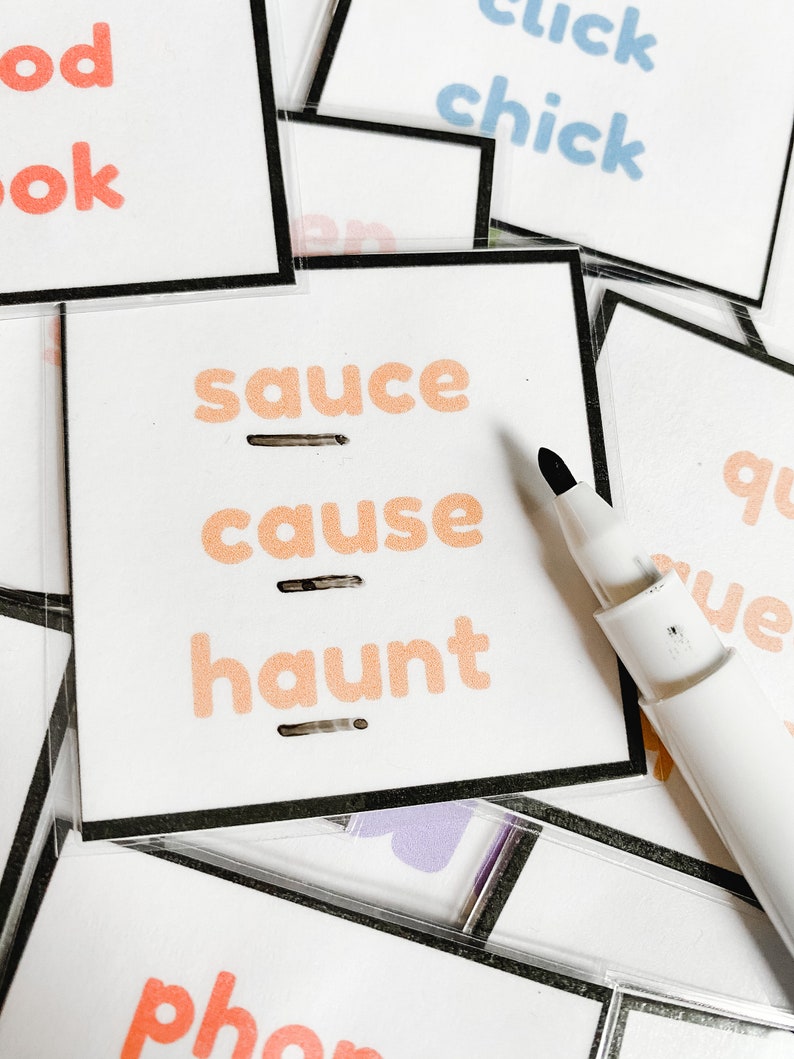 Phonic Codes Flashcards | A4 Printable PDF - Etsy