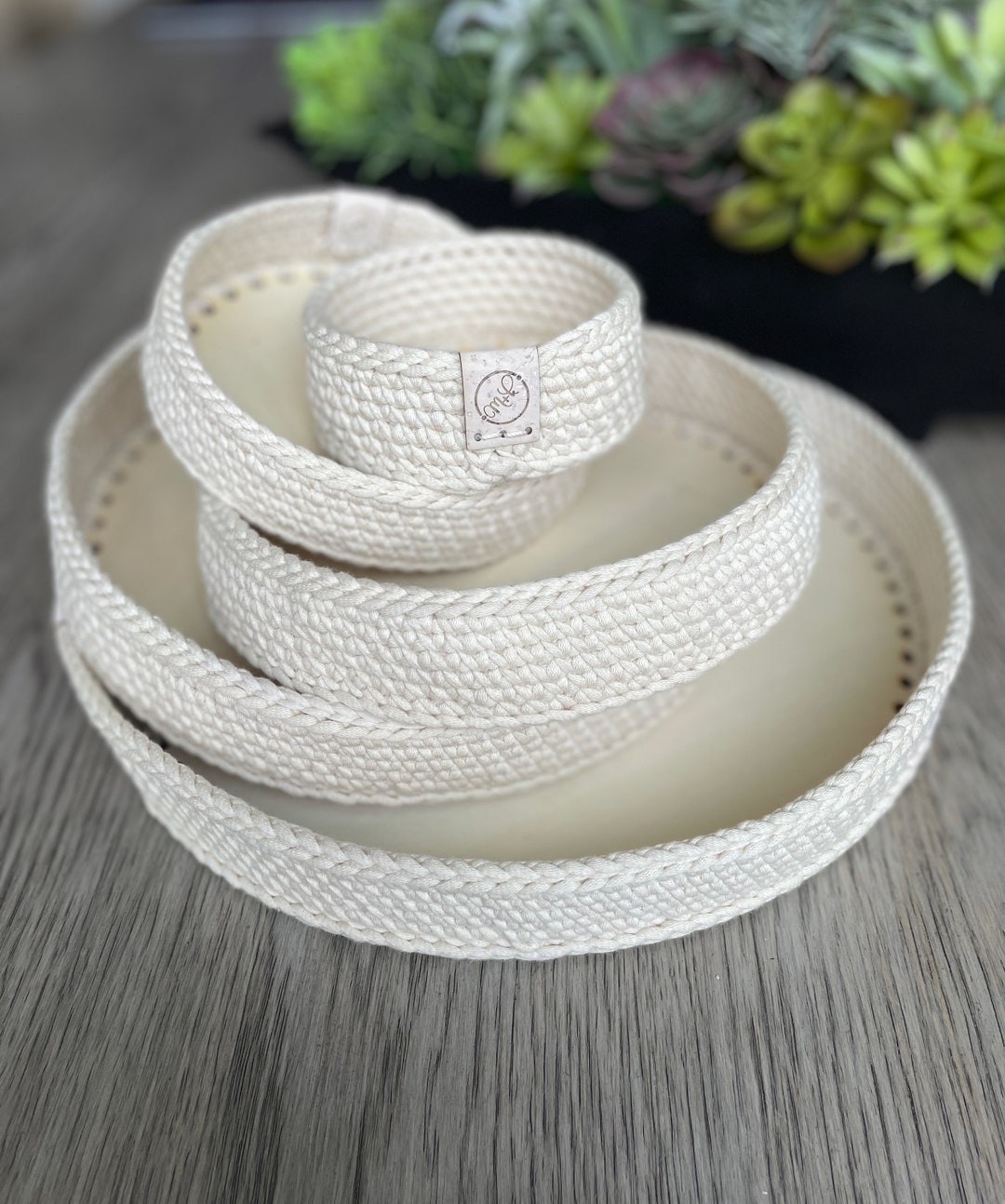 Round Nesting Trays, Vanity Trays, Valet Trays - Etsy