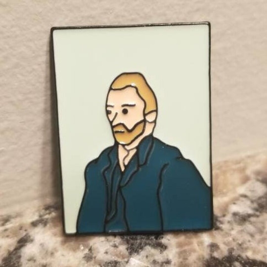 Van Gogh Missing Ear Meme Pin, 2-pk - Etsy