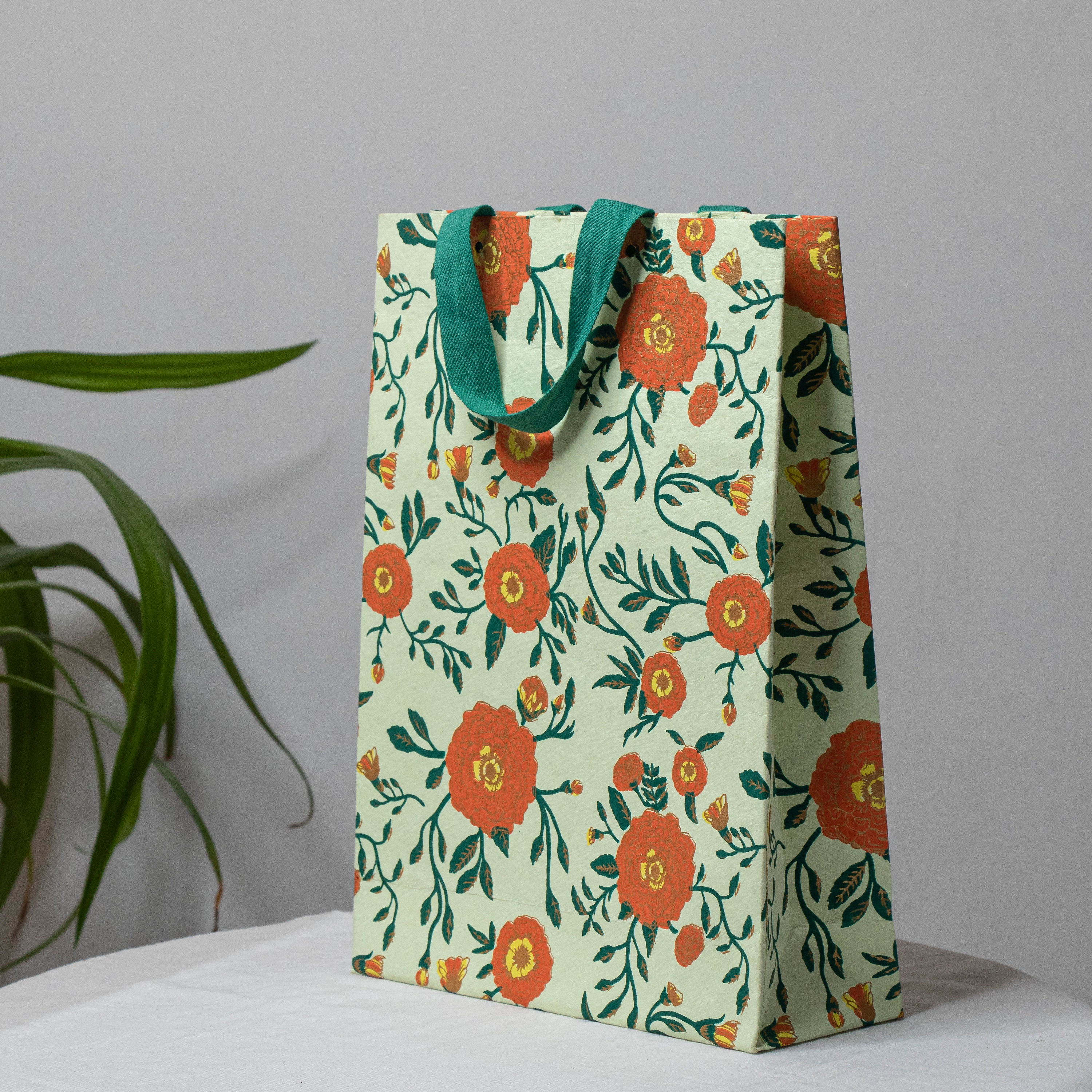 Handmade Paper Carry Bag,kraft Gift Bags , Eco Friendly Paper Bags ...