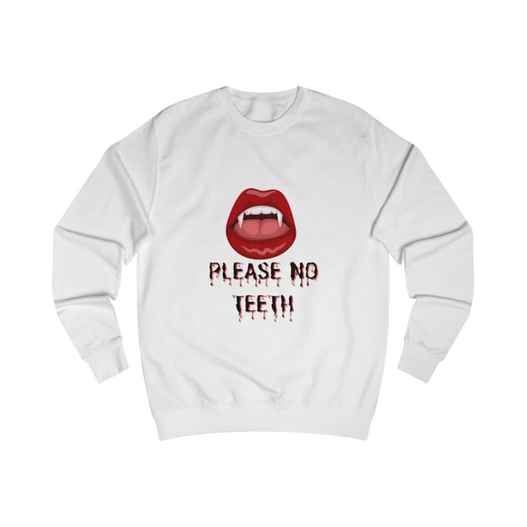 Halloween Sexy Vampire Teeth Lips Innuendo Jumper Funny Gift - Etsy