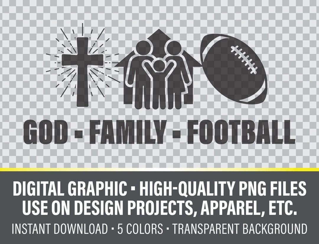 God Family Football | Digital Art File | PNG | Football | NFL ...