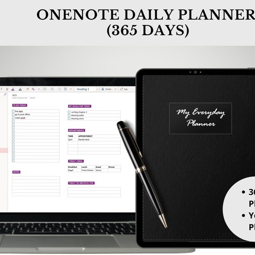 Onenote To Do Template Etsy