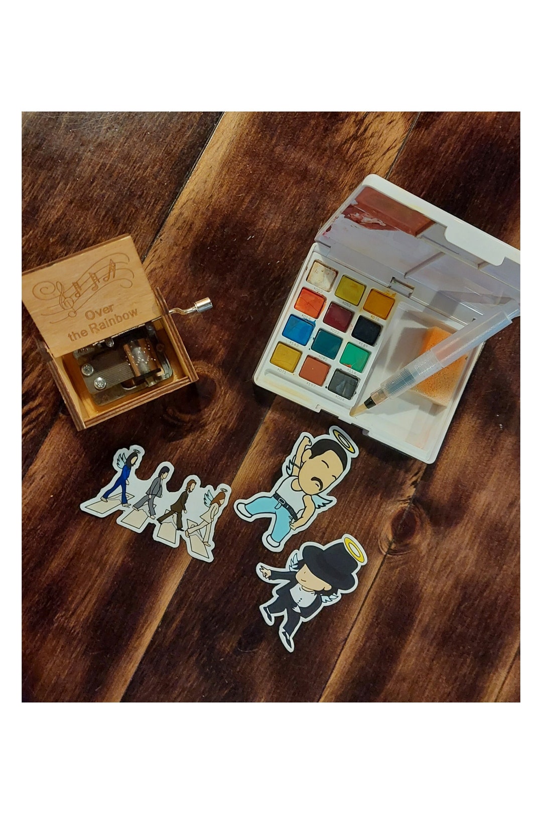 Pop Stars + Rock Bands Star Stickers: RIP MJ, Freddie, Beatles - Etsy
