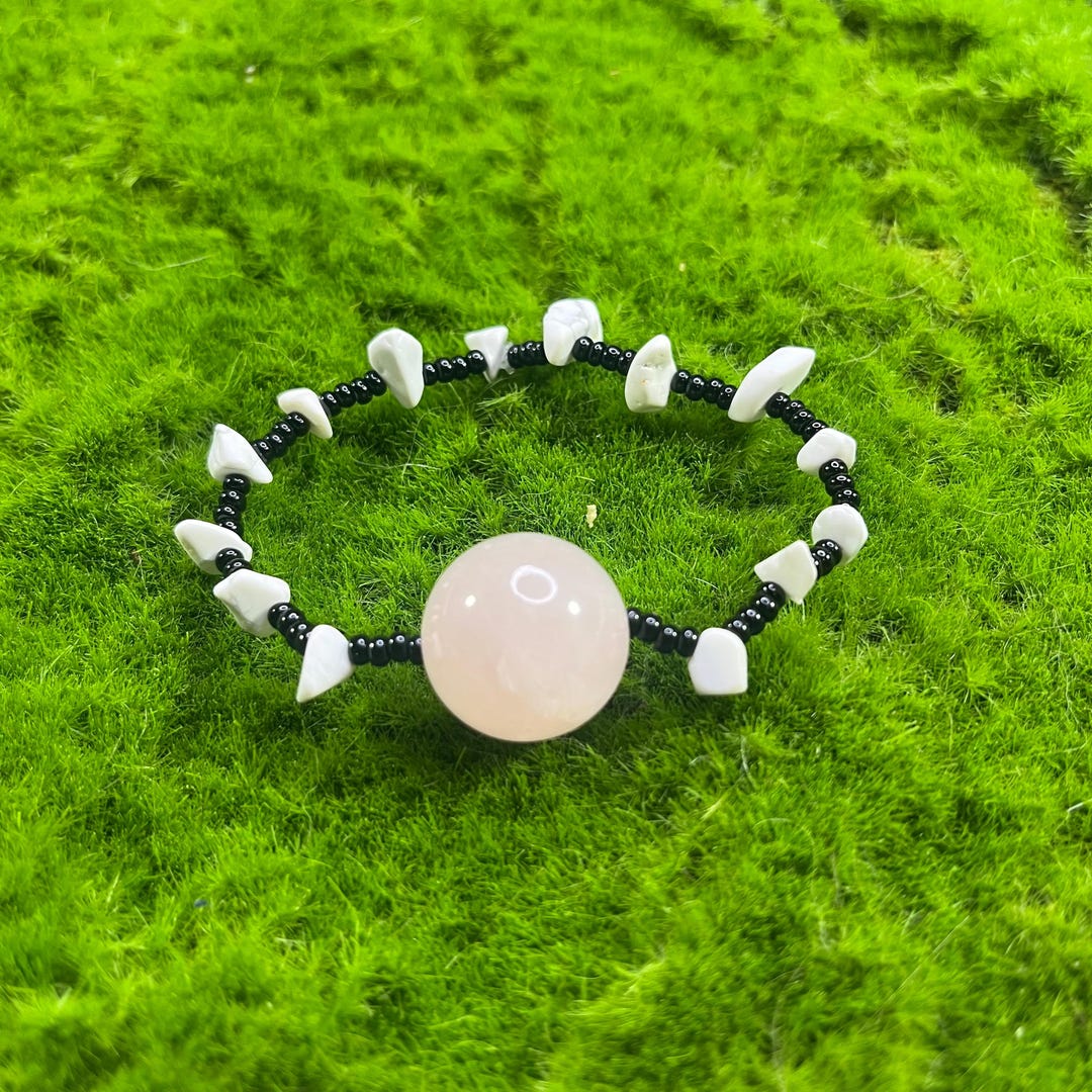 Inuyasha Inspired Sacred Jewel Shikon No Tama Handmade Crystal Bracelet ...