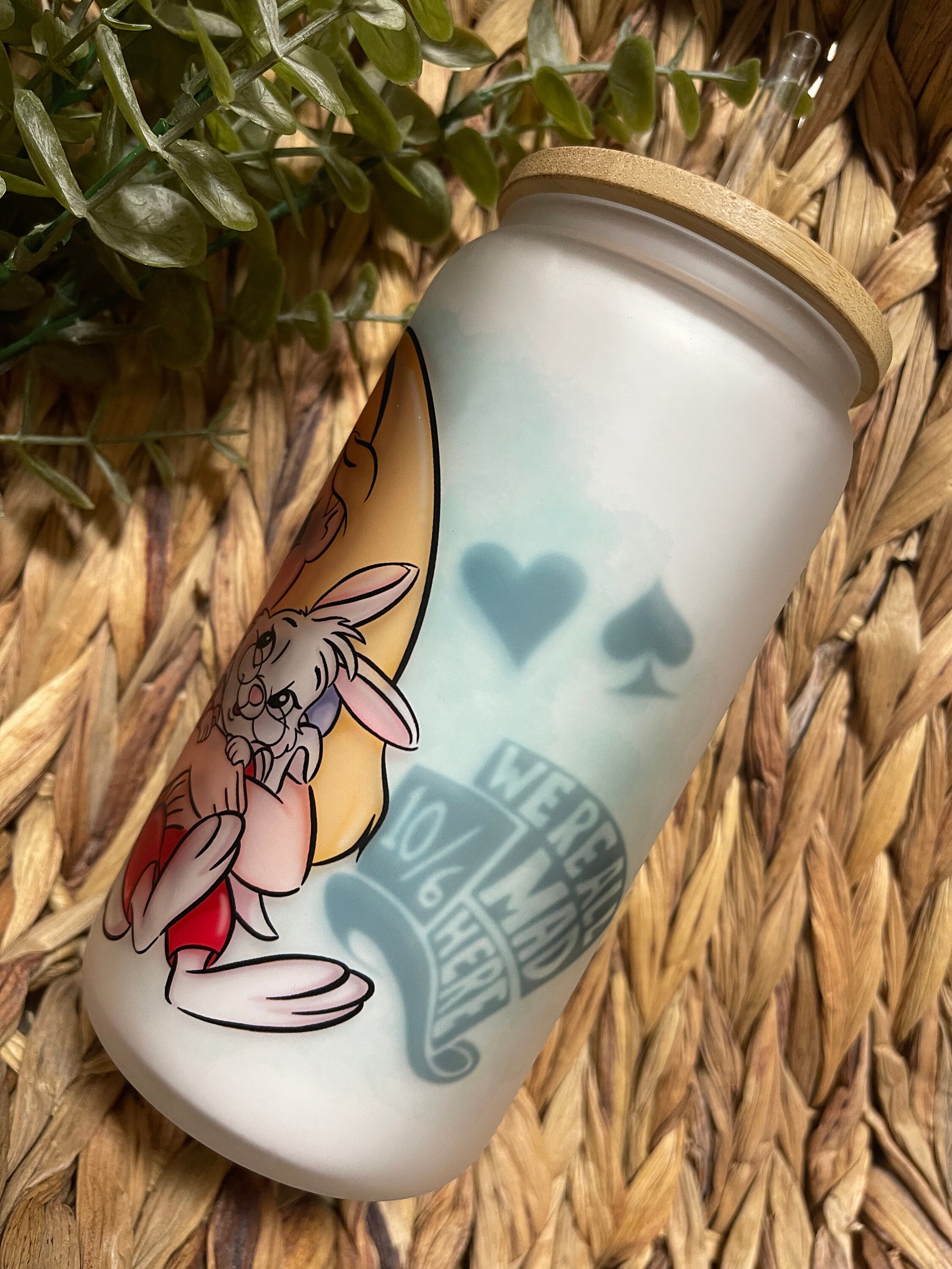 Alice Glass Can, Custom Glass Can, Libbey - Etsy