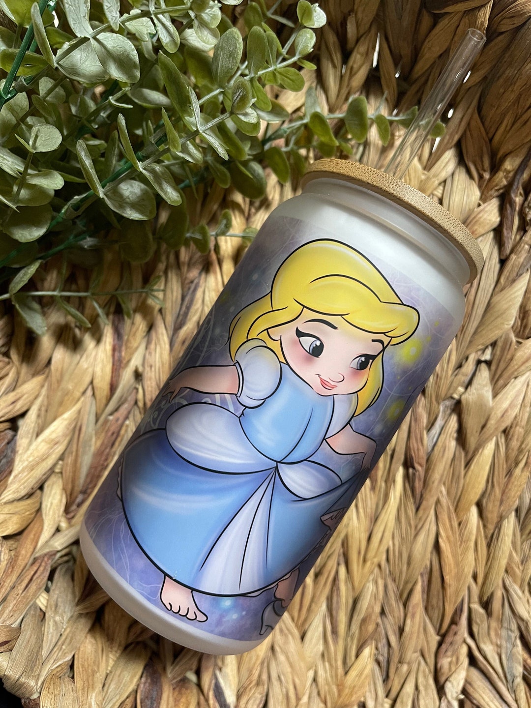 Cinderella Glass Can, Custom Glass Cans, Libbey - Etsy