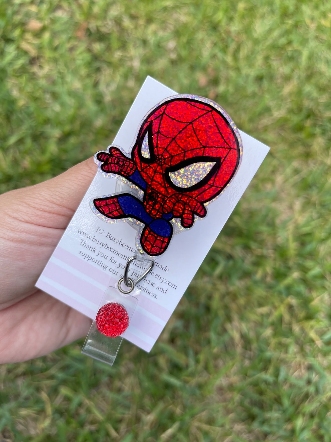 Spider-man Badge Reel, Spidey Badge Reel, Super Hero Badge Reel - Etsy