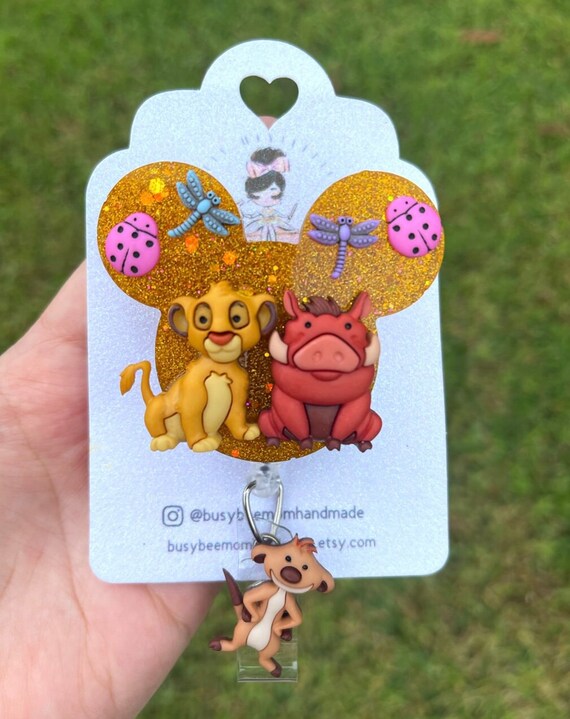 Lion King Badge Reel Bugs Badge Reel Badge Holder - Etsy