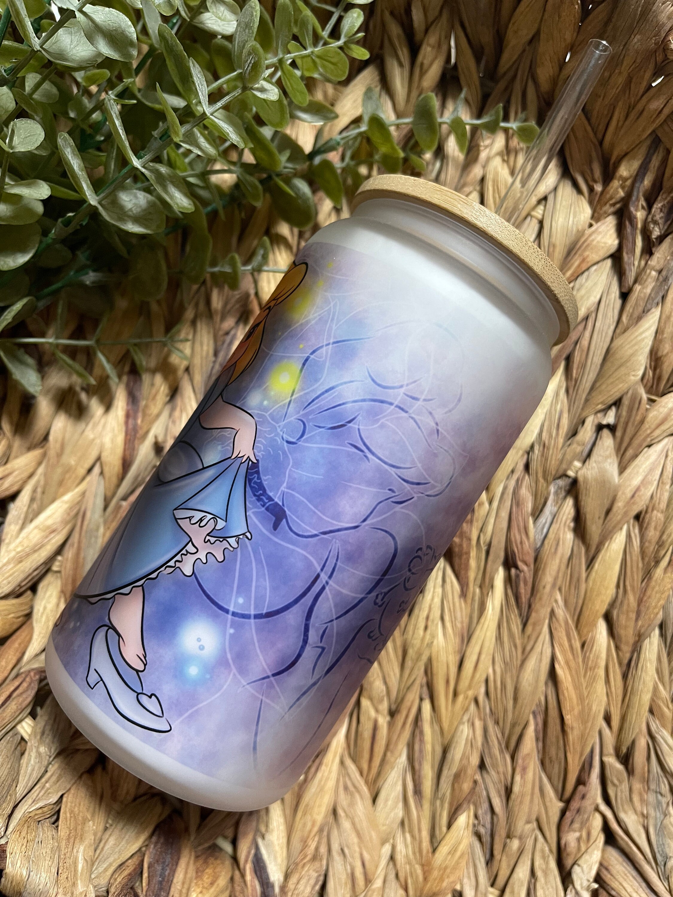 Cinderella Glass Can, Custom Glass Cans, Libbey - Etsy