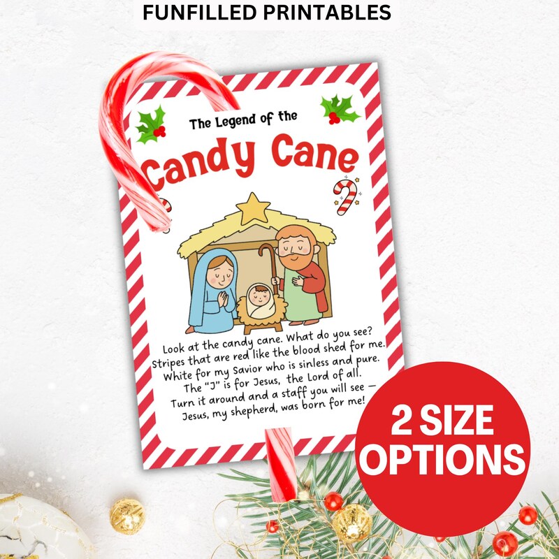 Candy Cane Tags Prayer - Etsy