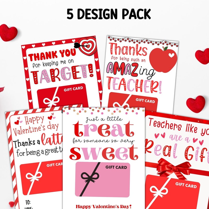 Teacher Valentine Card - Etsy