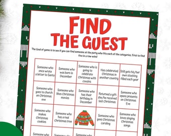 Christmas Icebreaker Bingo - Etsy