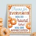 Bagel Appreciation Sign, Thank You Sign Printable, Staff Co-worker ...