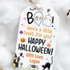 Halloween Class Gift Tags, Classroom Halloween Treats, Classmates ...