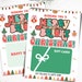 Christmas Gift Card Holder Printable, Merry and Bright, Christmas Gift ...