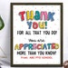 Teacher Staff Appreciation Sign, Teacher Appreciation Week, Thank You ...