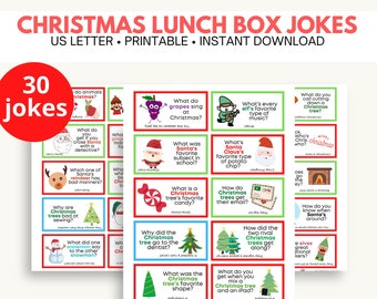 Printable Lunch Box Notes for Kids Winter Lunch Box Jokes - Etsy