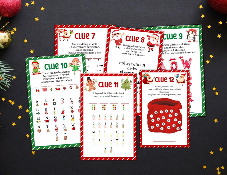 Christmas Scavenger Hunt for Teens, Tweens Scavenger Hunt, Older Kids ...